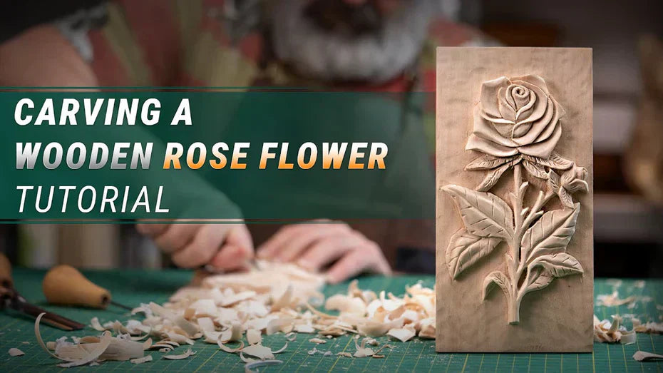 Carving a Wooden Rose: A Beginner-Friendly Masterpiece – BeaverCraft Tools