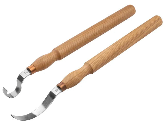 Long-Handled Hook Knives for Spoon Carving – BeaverCraft Tools