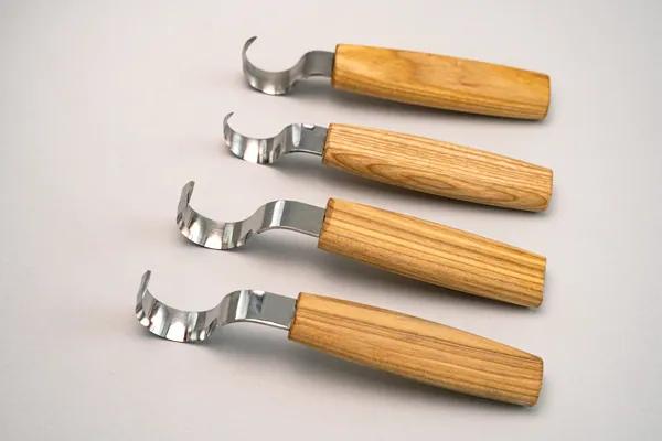 Single Edge Hook Knives for Spoon Carving – BeaverCraft Tools